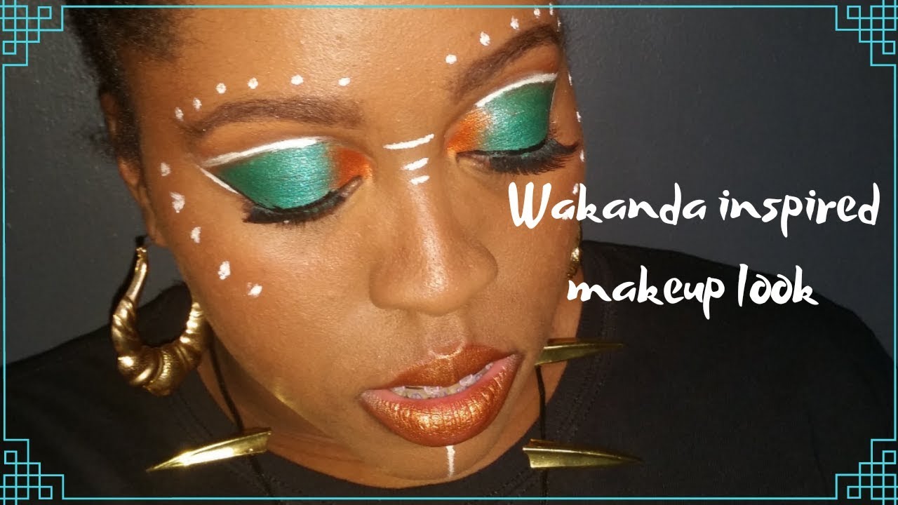 Wakanda Inspired Makeup Tutorial | Wakanda Forever - YouTube