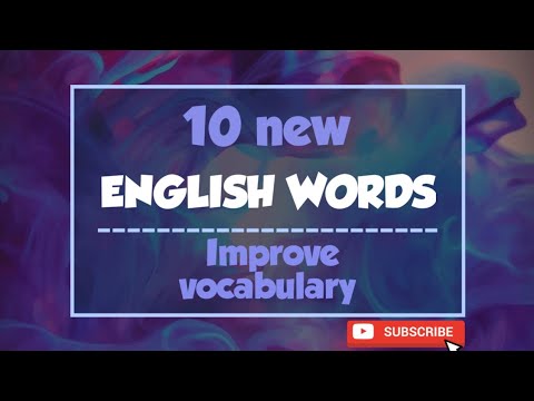 Improve English vocabulary daily with me! - YouTube