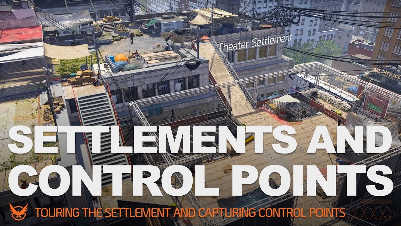 The Division 2 | Settlement and Control Point Tour - YouTube