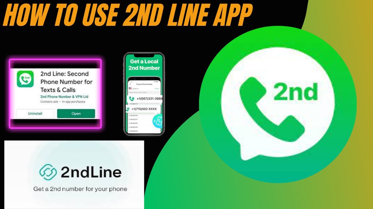 How to use 2nd Line app - 2nd Line app complete Tutorial - Jameel ...
