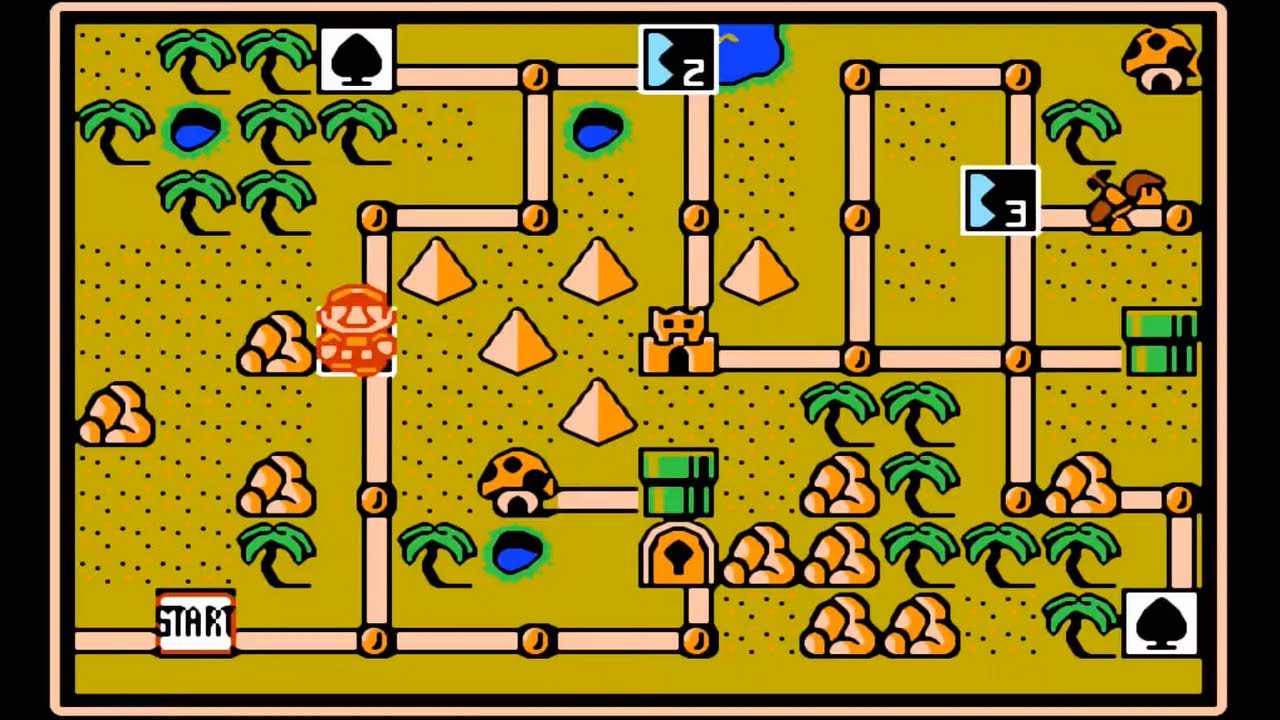 Super Mario Bros 3 (NES) (2|8) / World 2: Desert Land [4:3/FHD@60 ...
