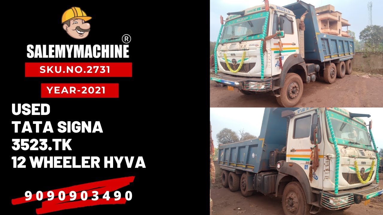 USED HYVA FOR SALE l USED TATA SIGNA 3523.TK, 12 WHEELER HYVA FOR SALE ...