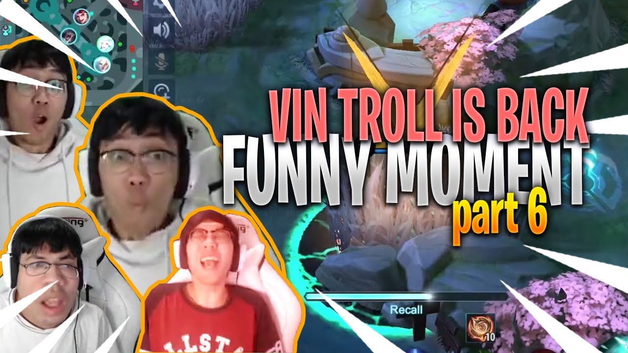 VIN TROLL, FUNNY MOMENT #PART 6 - Mobile Legends - YouTube
