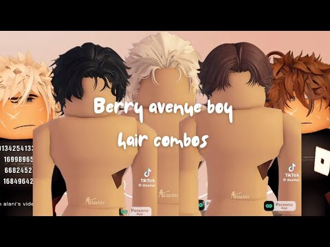 Berry avenue boy HAIR COMBOS compilation - YouTube