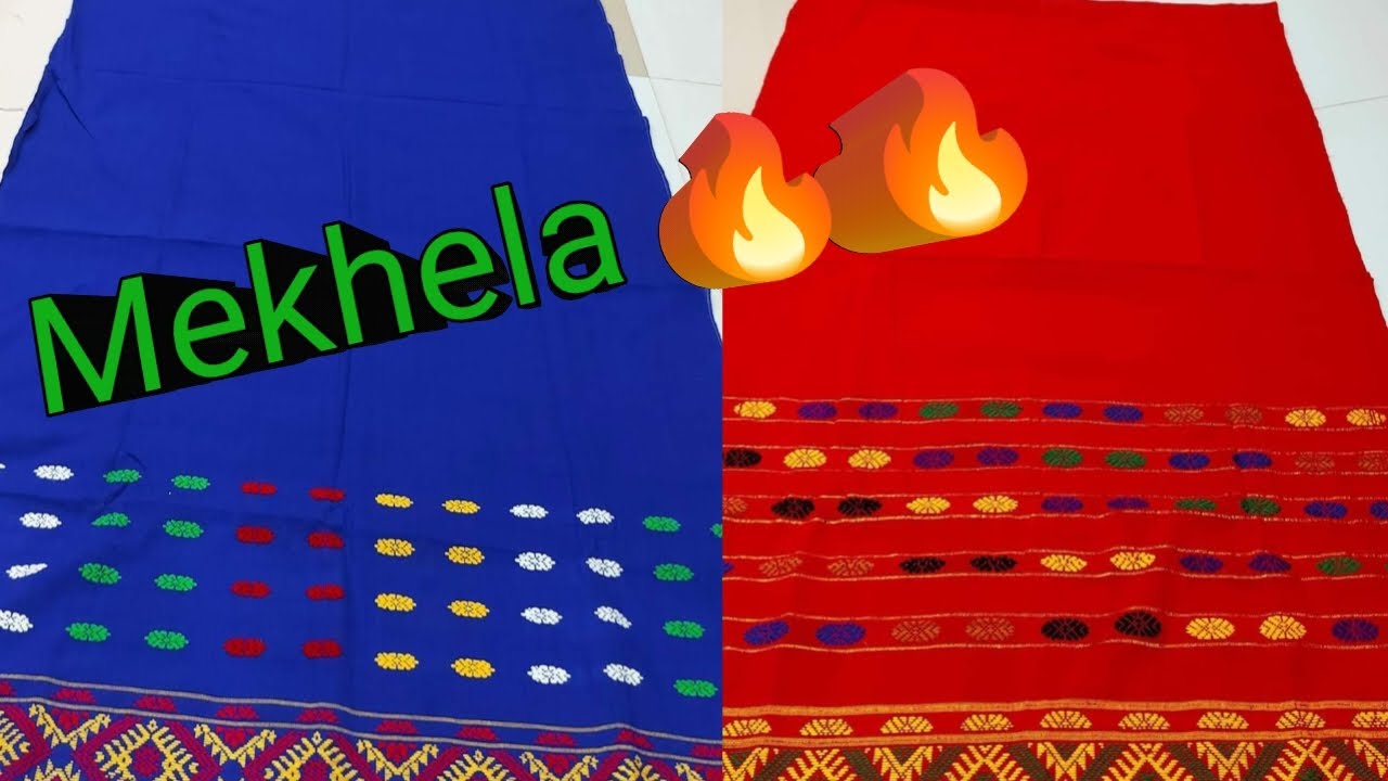 Mising traditional mekhela ️ ️ ️ - YouTube
