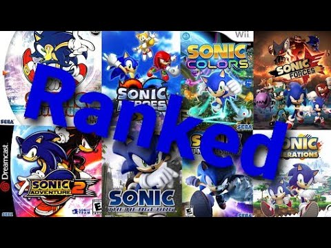 Ranking The 3D Sonic Games - The Table of Ranking - YouTube