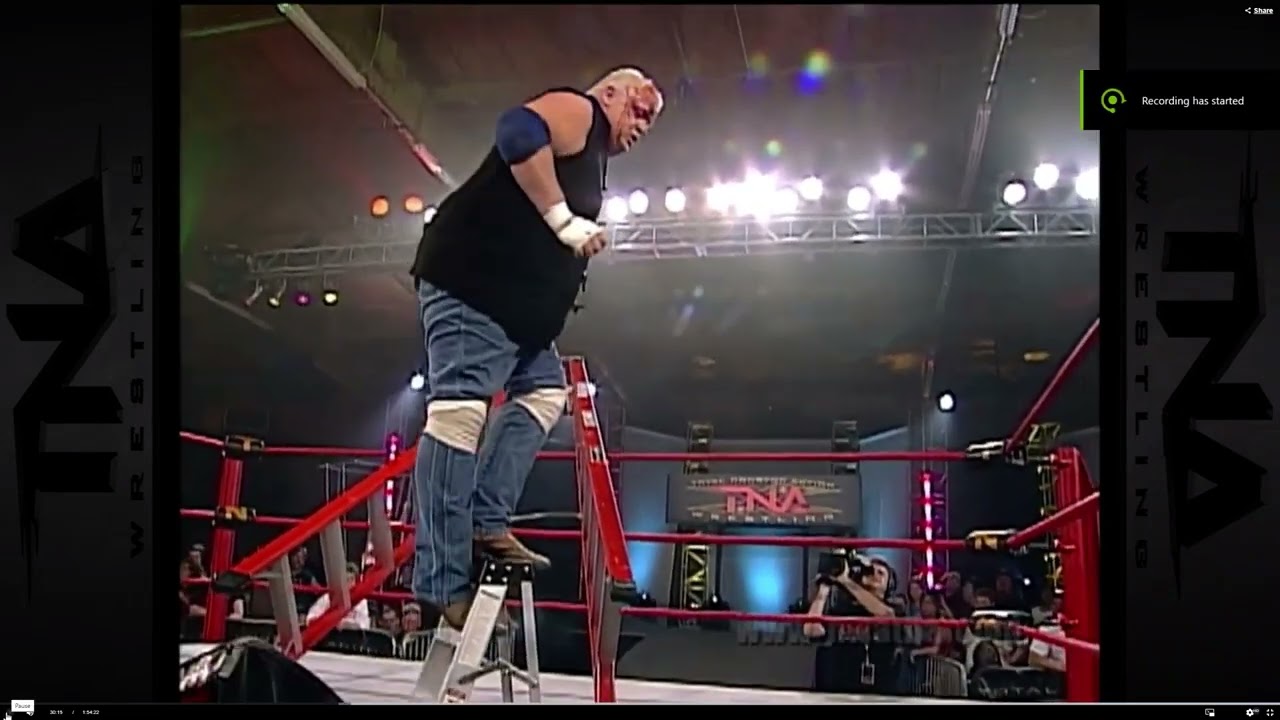 Dusty Rhodes hilarious elbow drop - YouTube