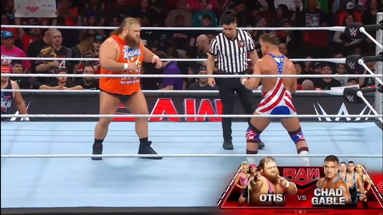 Lucha Completa: Chad Gable Vs Otis - WWE Raw 30/12/2024 (En Español ...