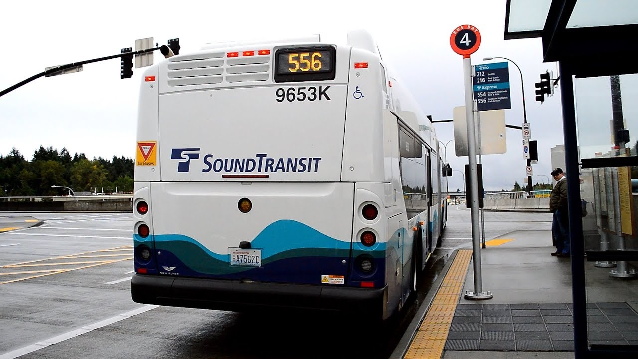 Sound Transit 2014 New Flyer XDE60 "Xcelsior" Articulated Hybrid 9653 ...