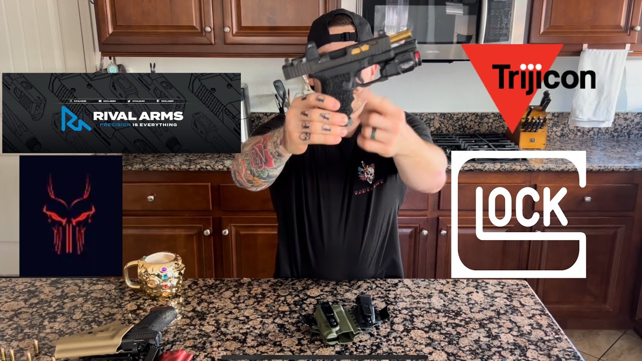 Showcasing my Gen 3 Glock 19. With Mag well, stippling, Trijicon Rmr ...
