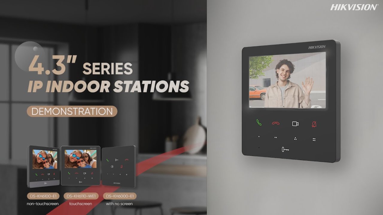 4.3" Series IP Indoor Stations Demonstration - YouTube