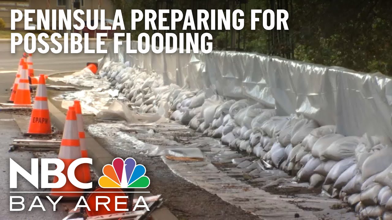 Peninsula Residents Prepare for More Rain, Possible Flooding - YouTube