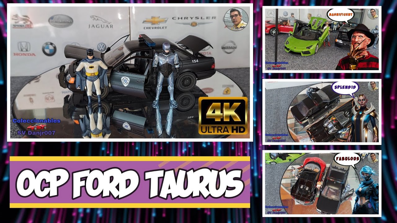 FORD TAURUS OCP | ROBOCOP | JADA 1:24 SCALE | DIECAST UNBOXING ESPAÑOL ...