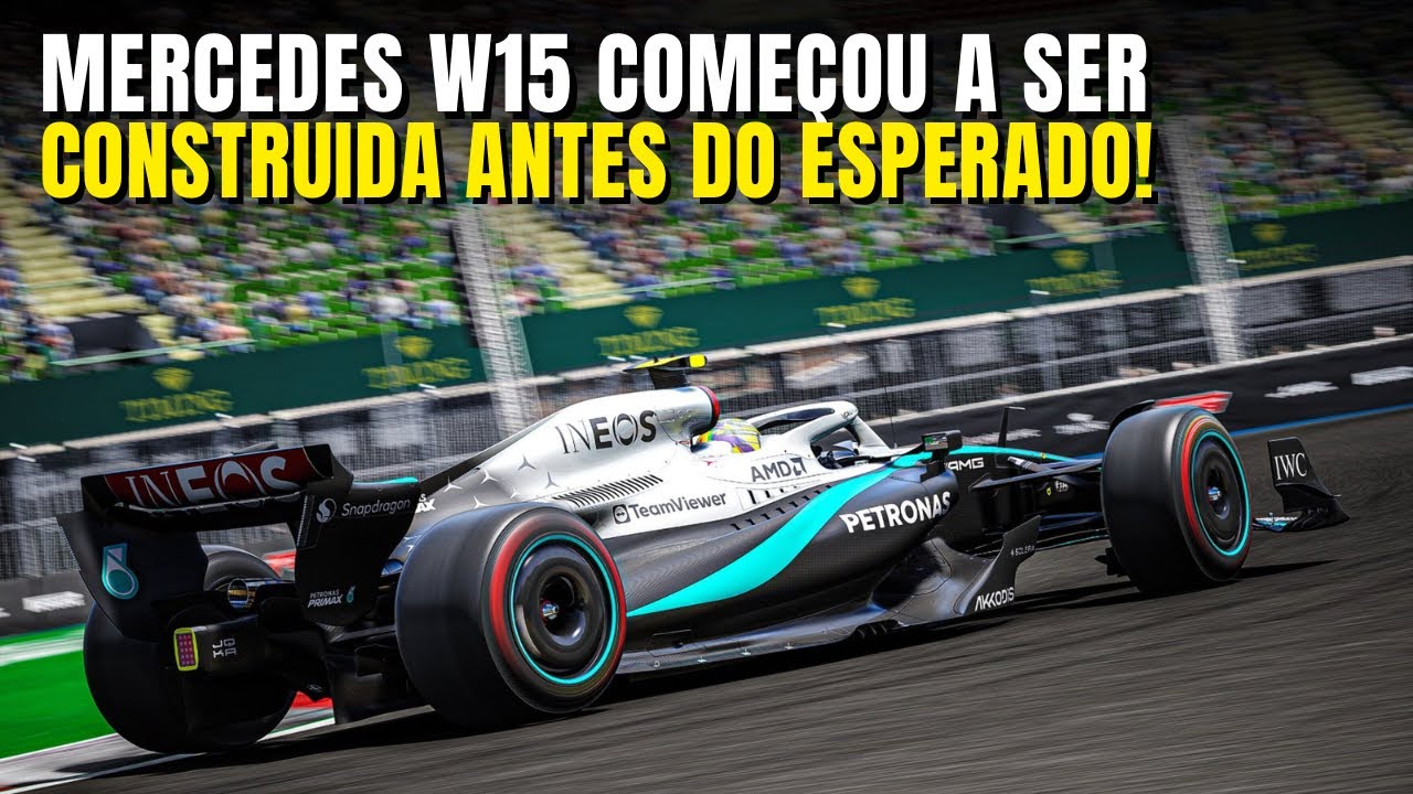 MERCEDES W15 COMEÇOU A SER CONSTRUÍDA ANTES DO ESPERADO - FÓRMULA 1 ...