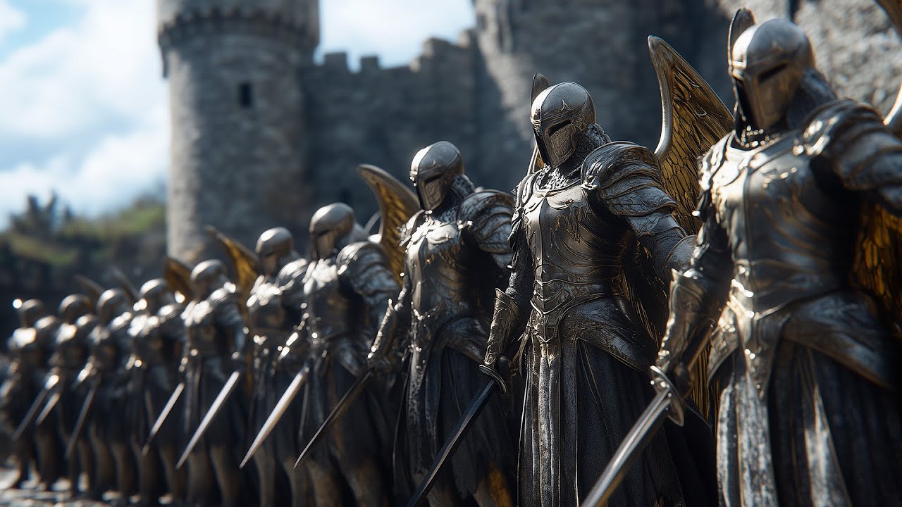 Evil never gives up! 330,000 evil army VS 680,000 knight army - Epic ...