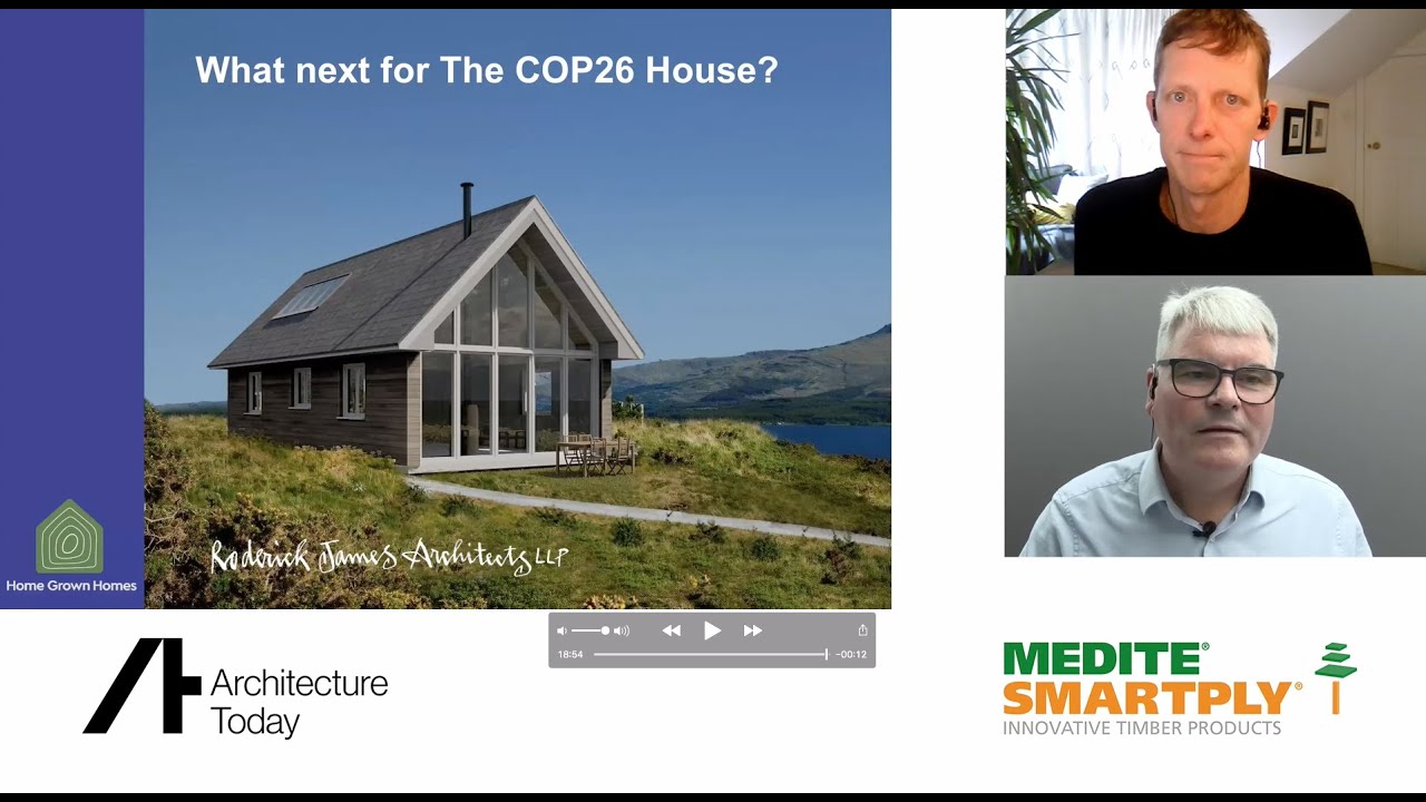What next for COP26 Zero Carbon House - AT with MEDITE SMARTPLY - YouTube