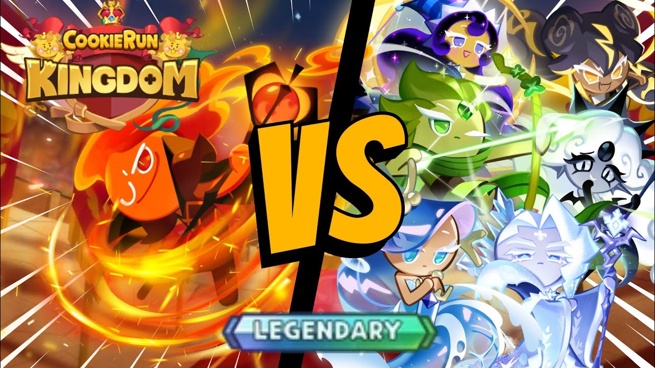 Fire Spirit Cookie VS All Legendary Cookie - YouTube