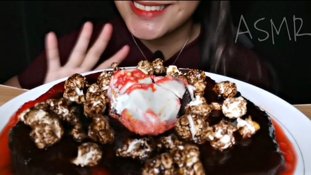 ASMR JELLY PUDDING WITH CHOCOLATE AND VANILLA CAKE INSIDE | NO TALKING ...