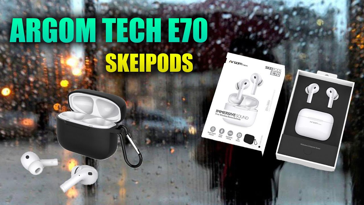 ARGOM TECH SKEIPODS E70 TRUE WIRELESS STEREO BT AURICULARES - YouTube