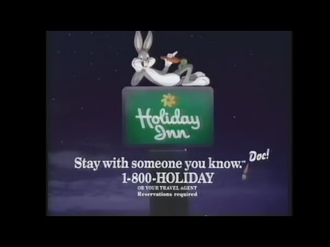Holiday Inn Looney Tunes Advert 1990