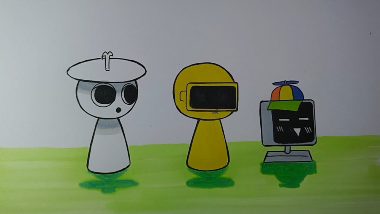 How To Draw sprunk incredibox cute Part 4 - YouTube