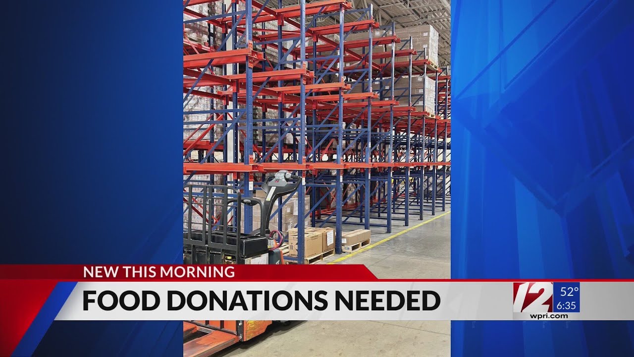 RI Community Food Bank in dire need of supplies - YouTube