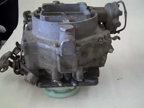 Carter WCFB 4bl carburetor - YouTube
