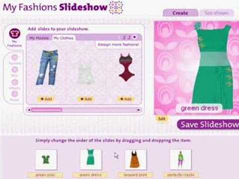 GirlSense fun dress up games - Slideshow Tutorial 1 - YouTube