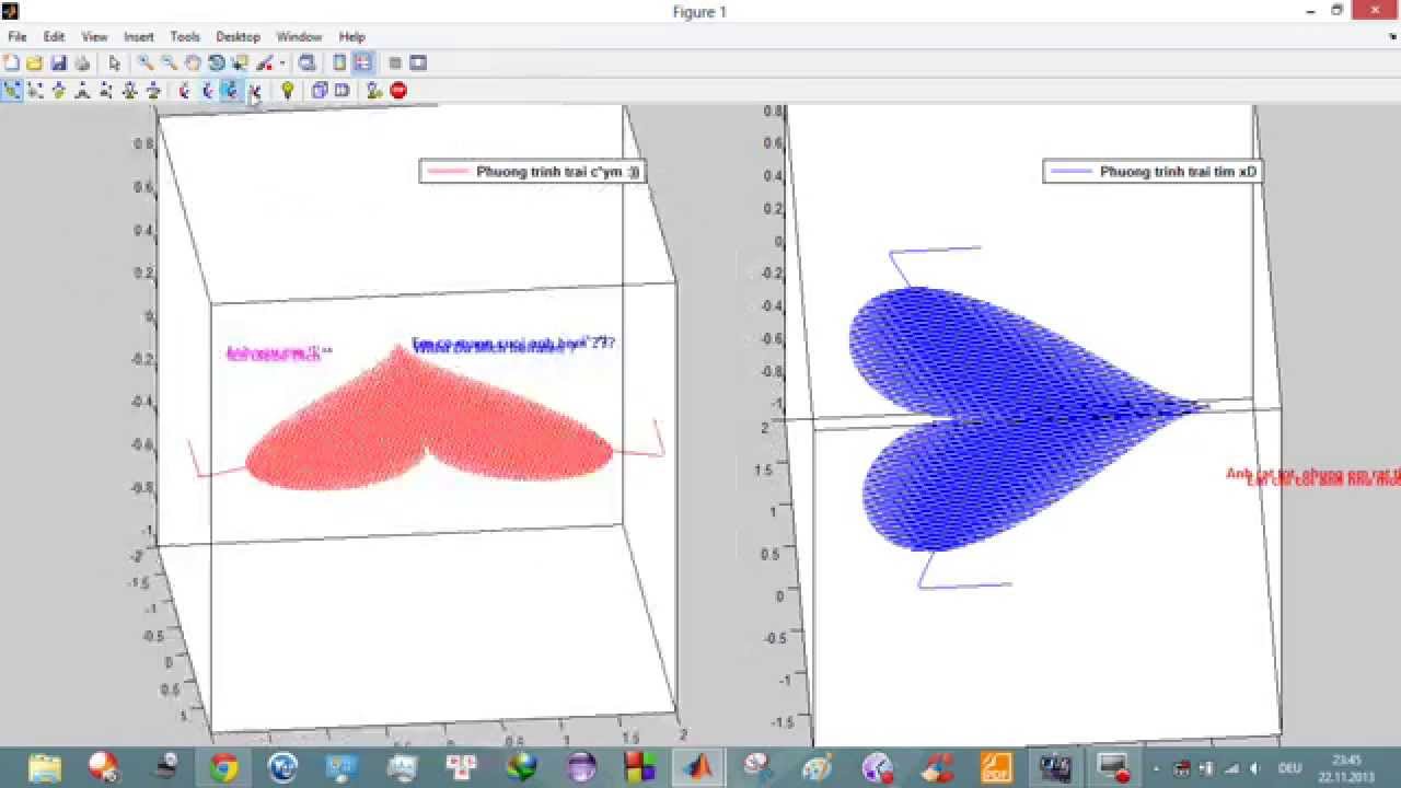 Tạo trái tim bằng Matlab 1 (^_^) - YouTube