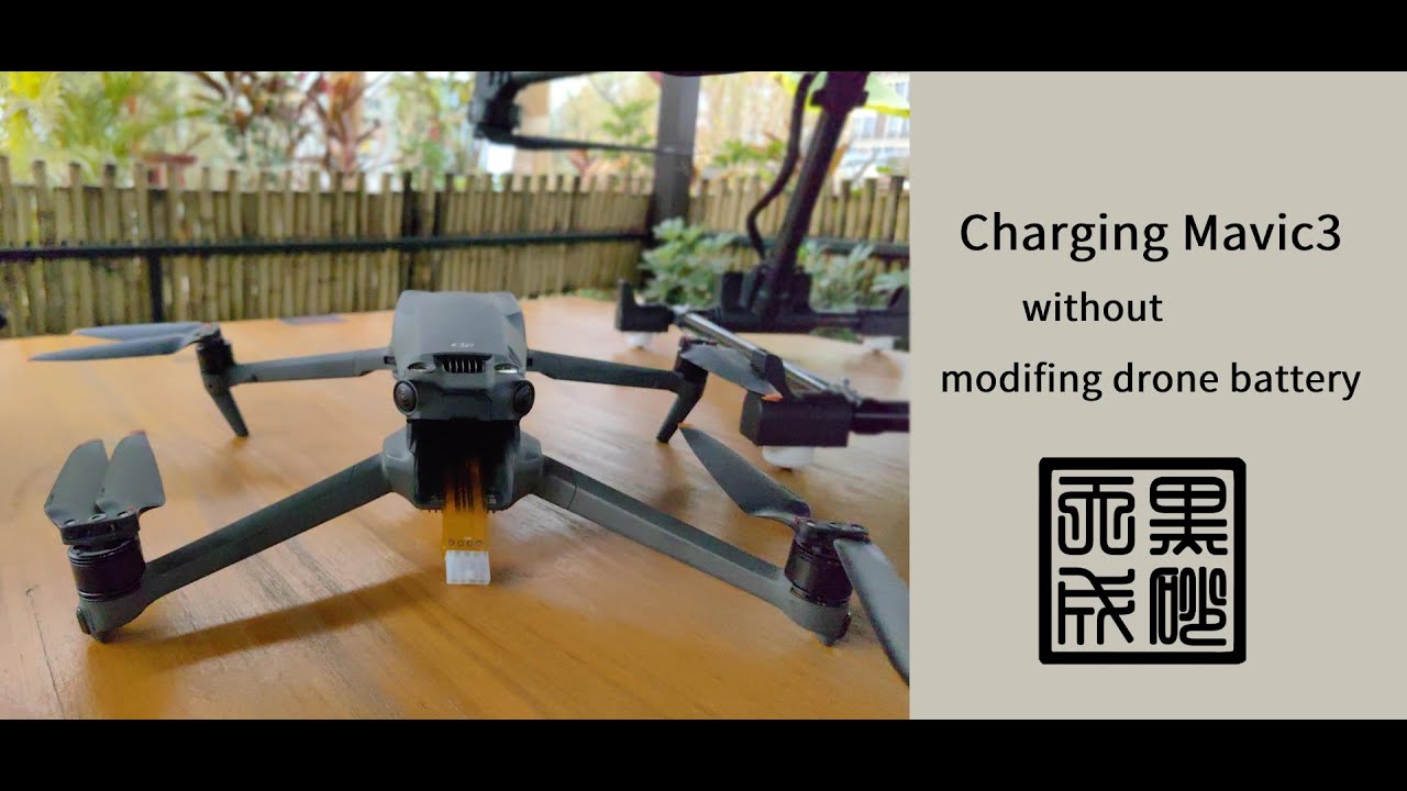 Charge DJI Mavic3, M300, M350 without modifying the #drone battery ...