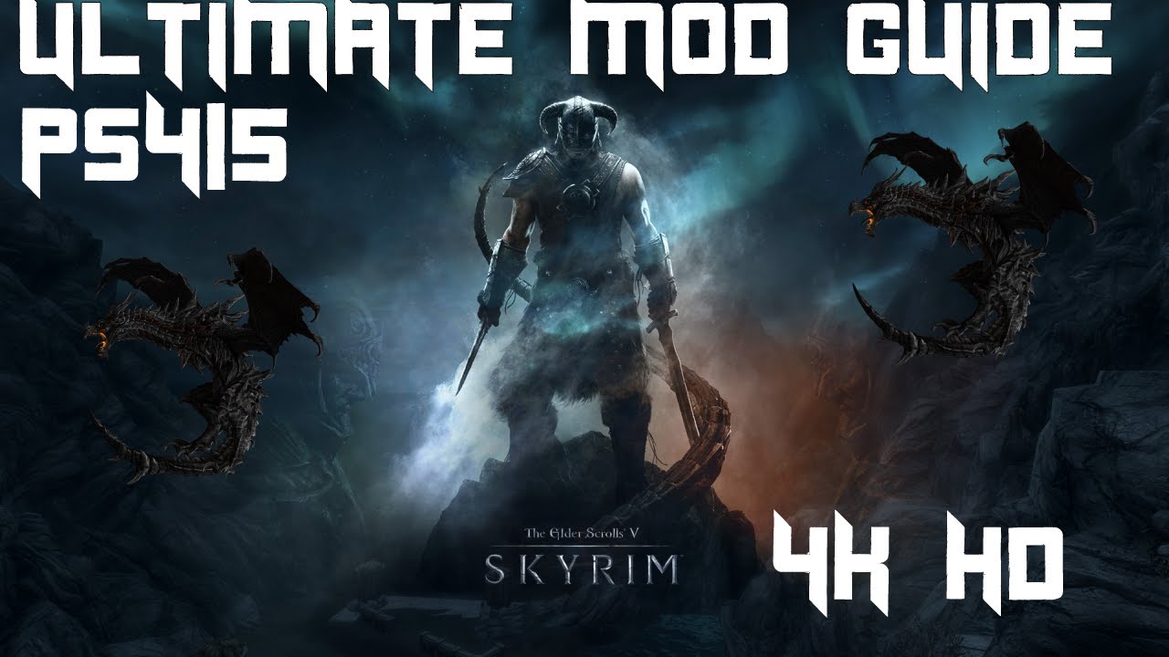 SKYRIM BEST mods PS4/5 - YouTube