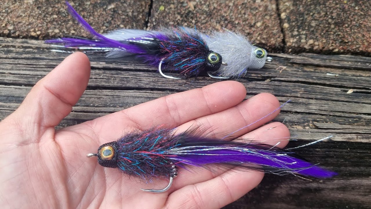 Baitfish fly pattern ( the bait bullet ) - YouTube