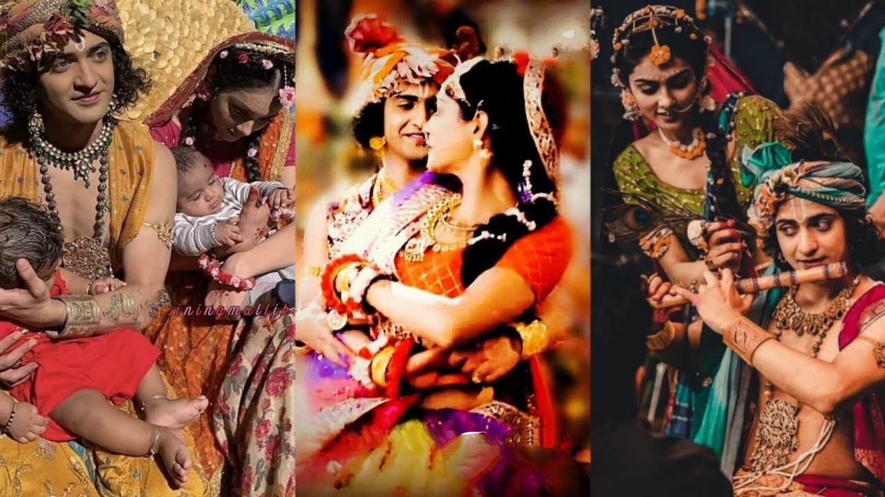 radha krishna and sumedh mallika cute moment pic sumellika parfect juti ...