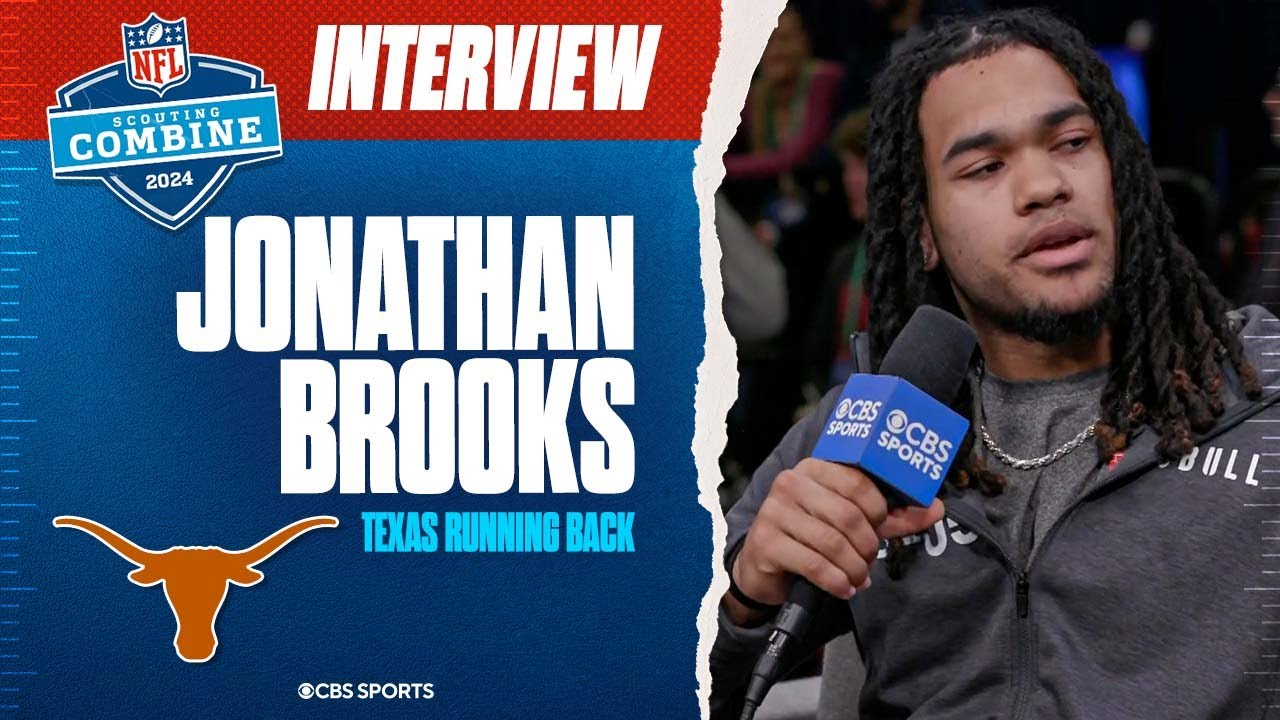 Jonathan Brooks Says His Game As COME NATURAL To Him Ahead Of NFL DRAFT I CBS Sports - YouTube