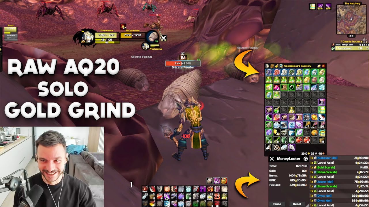 RAW Solo AQ20 for GOLD Made 1500 Gold - YouTube