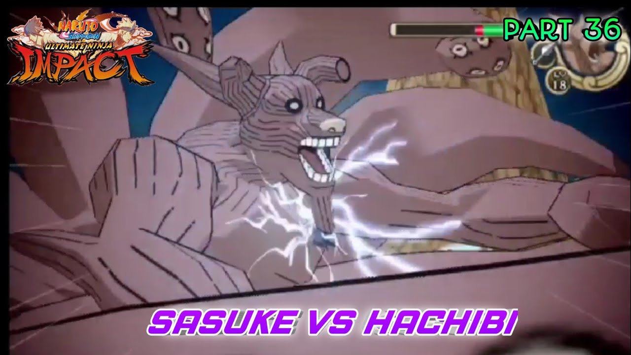 SASUKE VS HACHIBI | NARUTO SHIPPUDEN ULTIMATE NINJA IMPACT STORY MODE ...