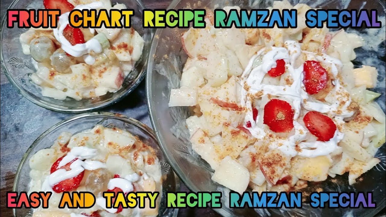 fruit chart recipe I Ramadan special recipe I cooking with ayesha ...
