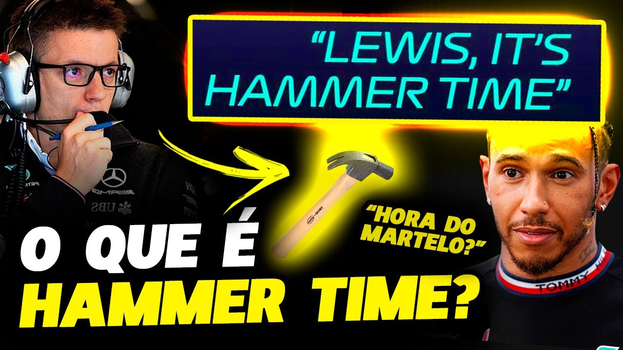 HORA DO MARTELO? HAMILTON EXPLICA O QUE É A TAL DA "HAMMER TIME ...