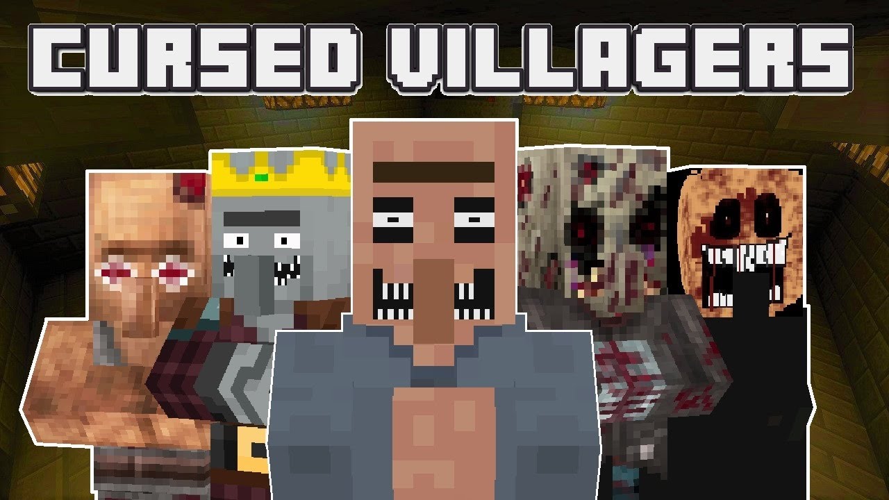 The Cursed Villager Family | Minecraft Horror Map Fan Video - YouTube