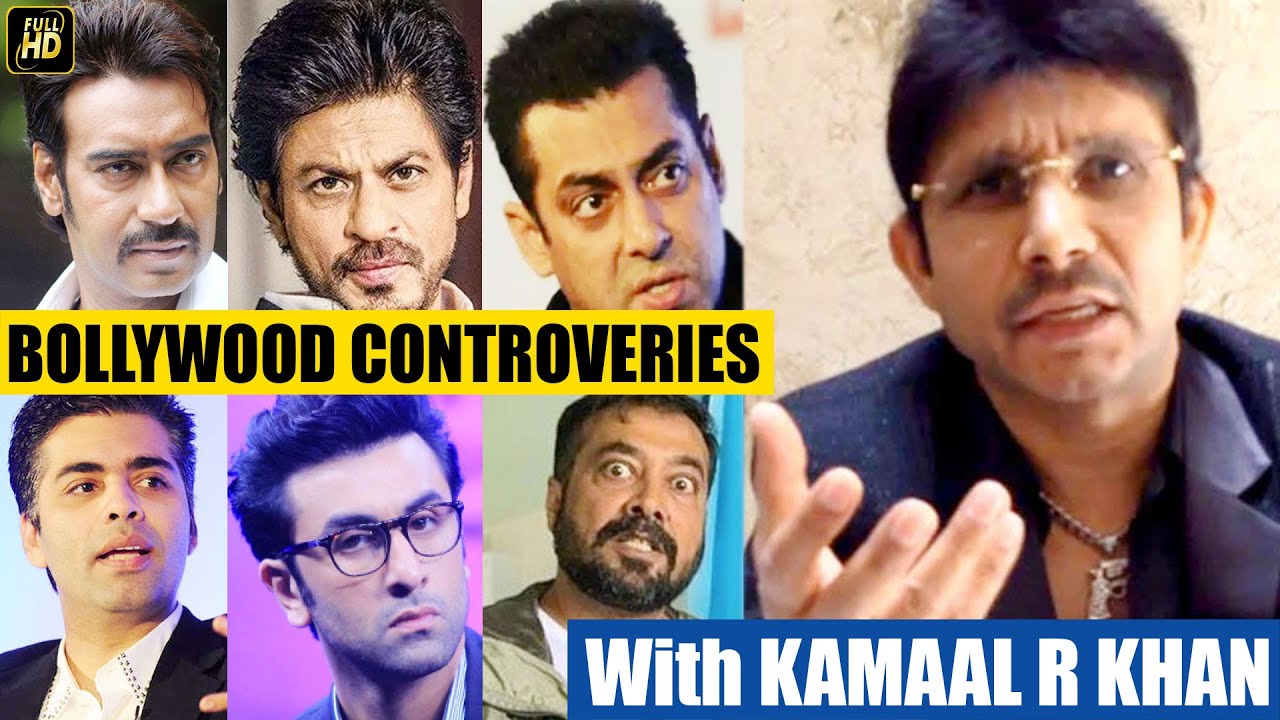 BOLLYWOOD CONTROVERSIES WITH KRK: AJAY, SHAHRUKH, SALMAN, RANBIR, KARAN ...