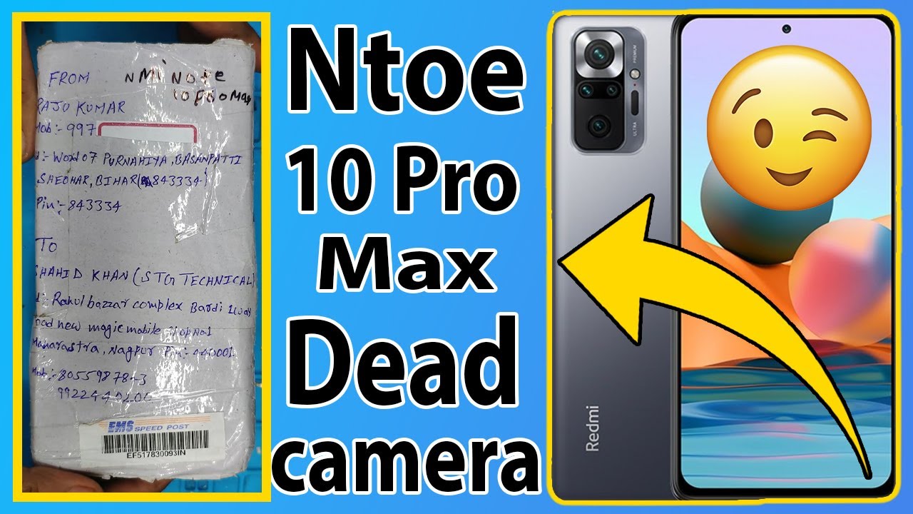 redmi Note 10 Pro Max camera not working solution || Dead restart ...