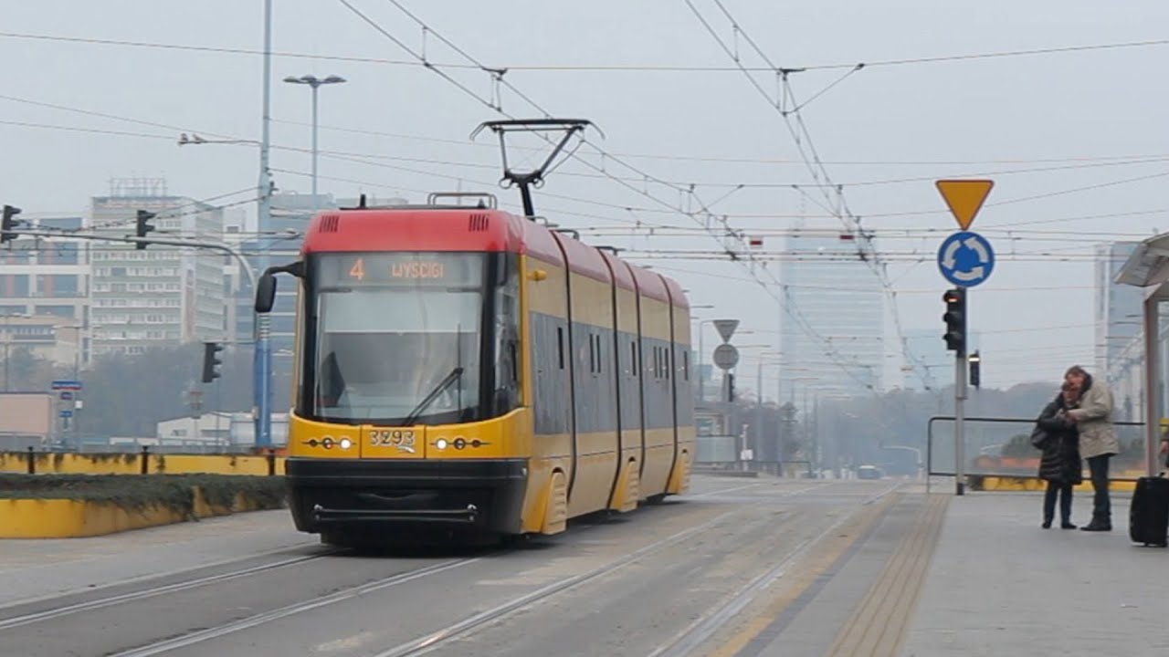 Warsaw Tram - PESA 120Na , Poland - YouTube