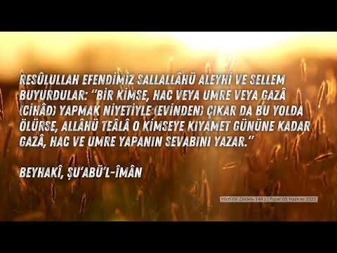 Bu günün Hadîs-i Şerîf-i
