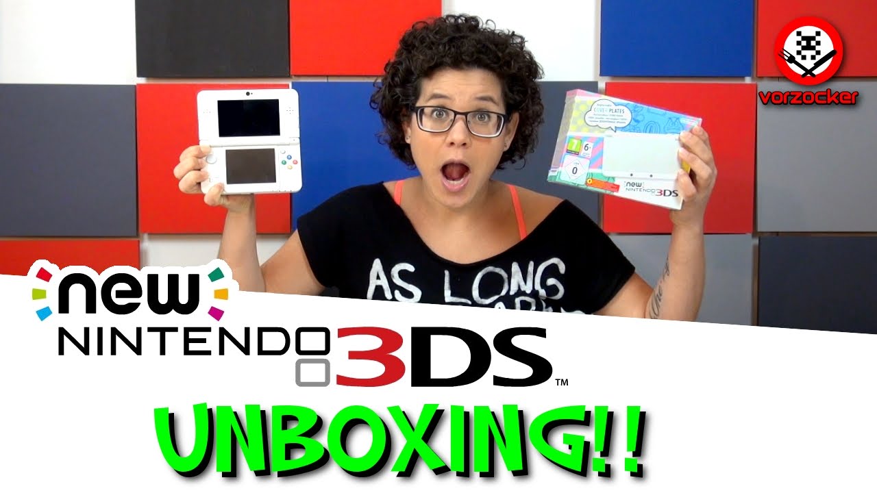 UNBOXING: New Nintendo 3DS & Super Mario Cover Plates! Mit 3DS ...