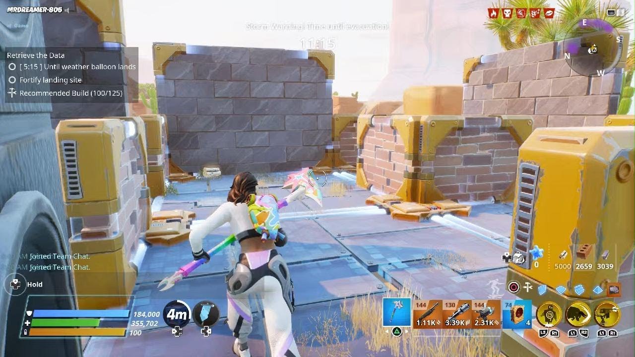 Fortnite stw 160 rtd afk stall build bouncy husks build - YouTube