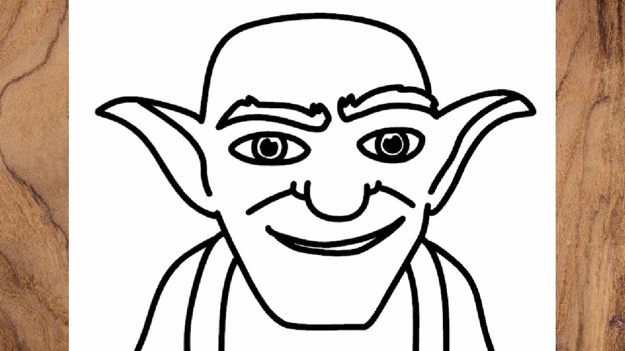 How to draw Goblin Clash Royale step by step - YouTube