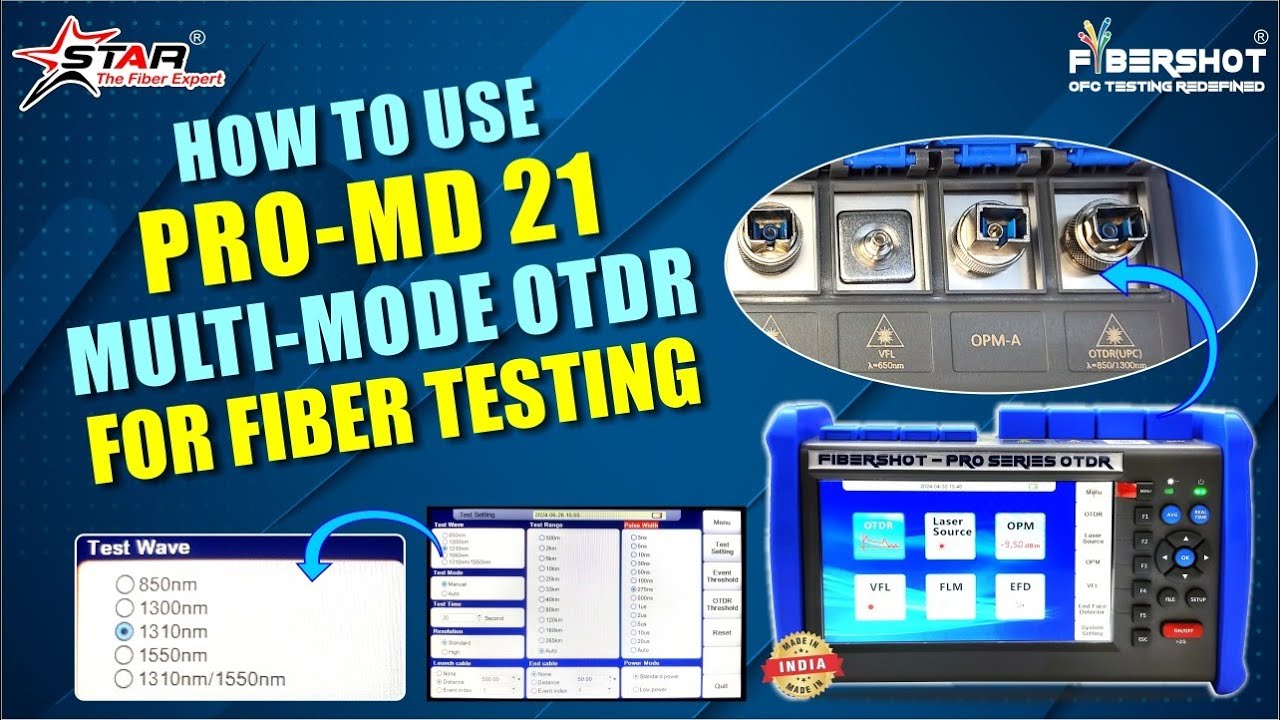 MultiMode MD21 OTDR – Step-by-Step Guide on How to Use | Best OTDR for ...