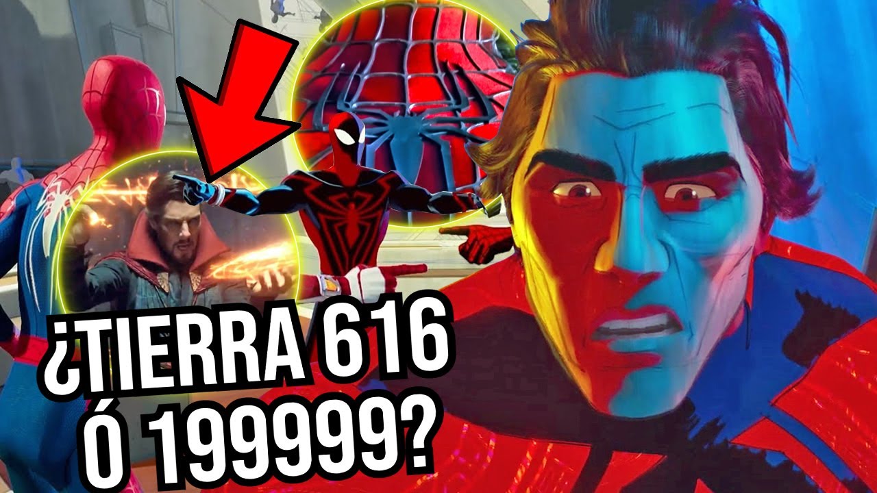 Explicado Across the Spiderverse trailer, tierra 199999 vs 616 Strange ...