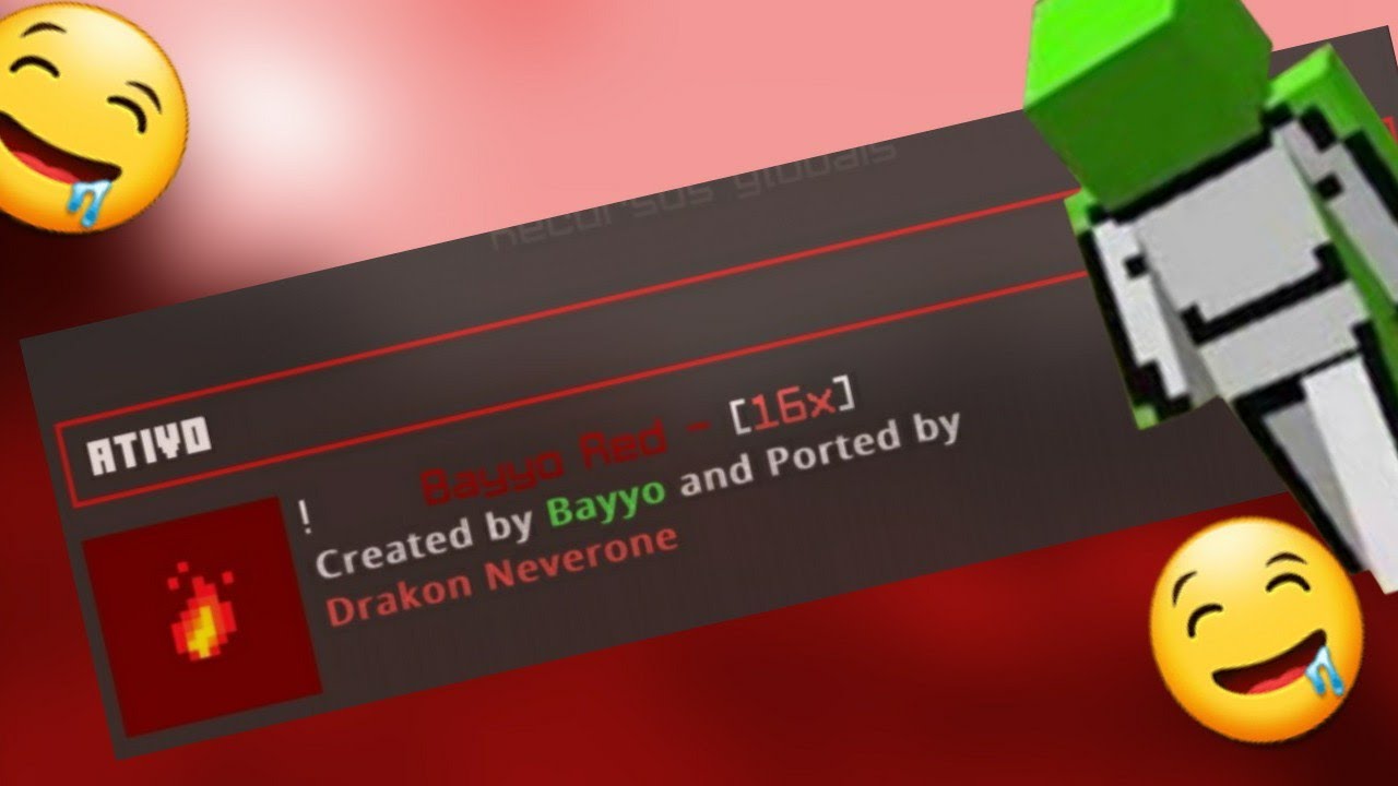 TEXTURA BAYYO RED 16x 1.16/1.17 - YouTube