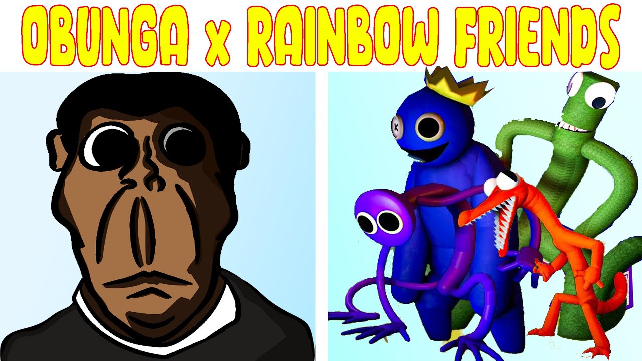 FNF Rainbow Friends VS Obunga Beatbox Meme (Roblox Rainbow Friends vs ...